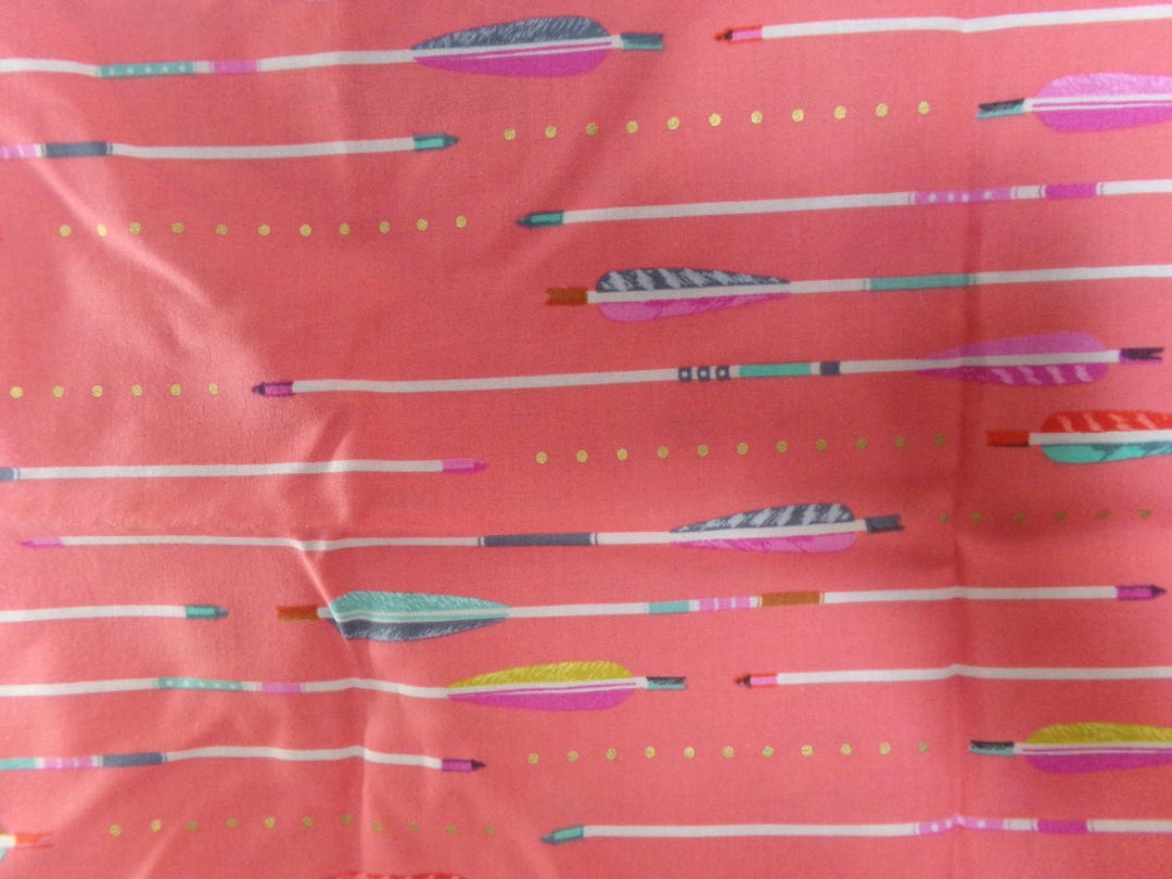 Mustang Melody Fabric / Arrows With Feathers / Out of Print Cotton ...