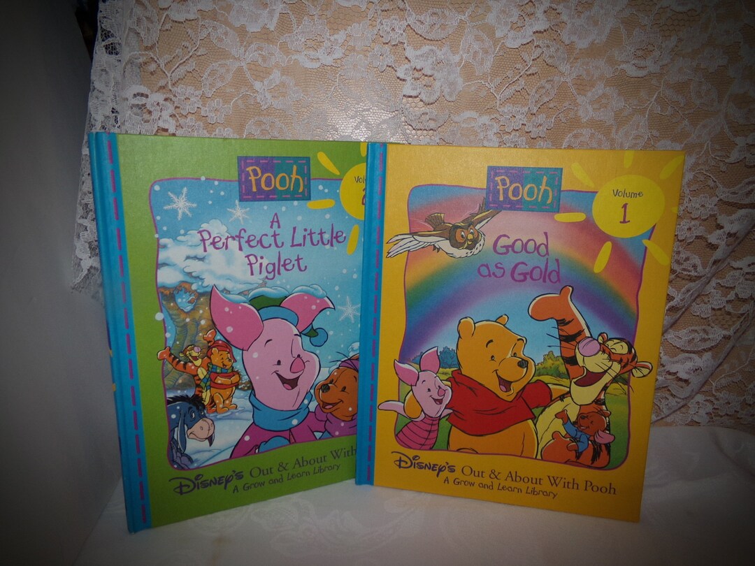 Vintage Disney Books / Set of 2 Childrens Books / Disneys Pooh Books ...
