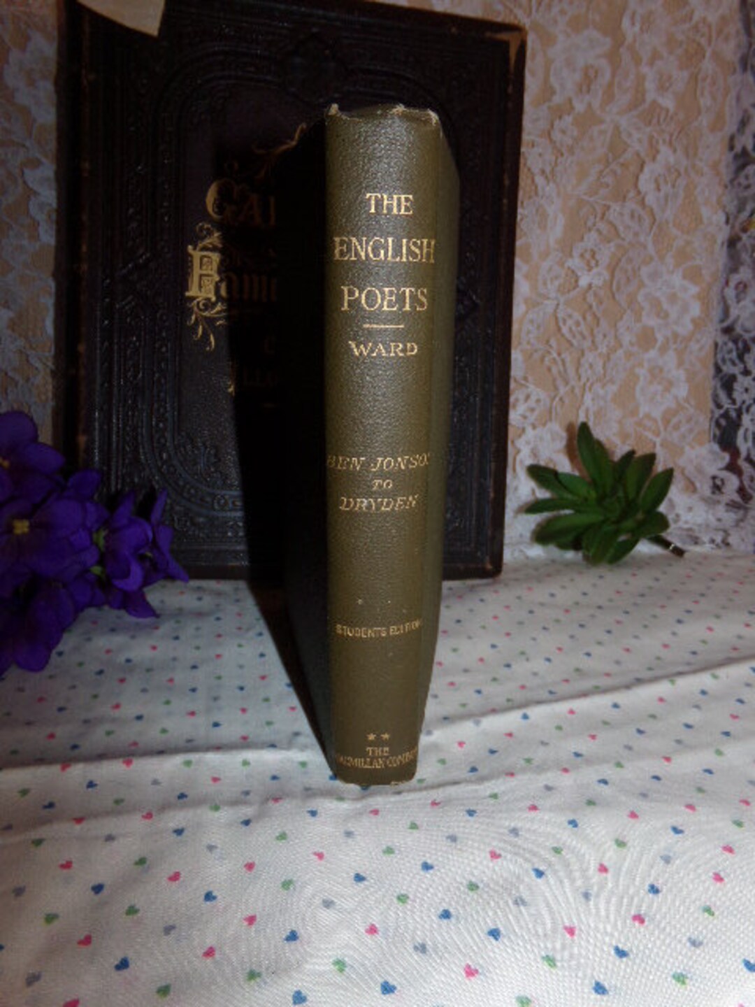 Vintage Books / 100 Year Old Poet Book / English Poet Book / 1910 ...