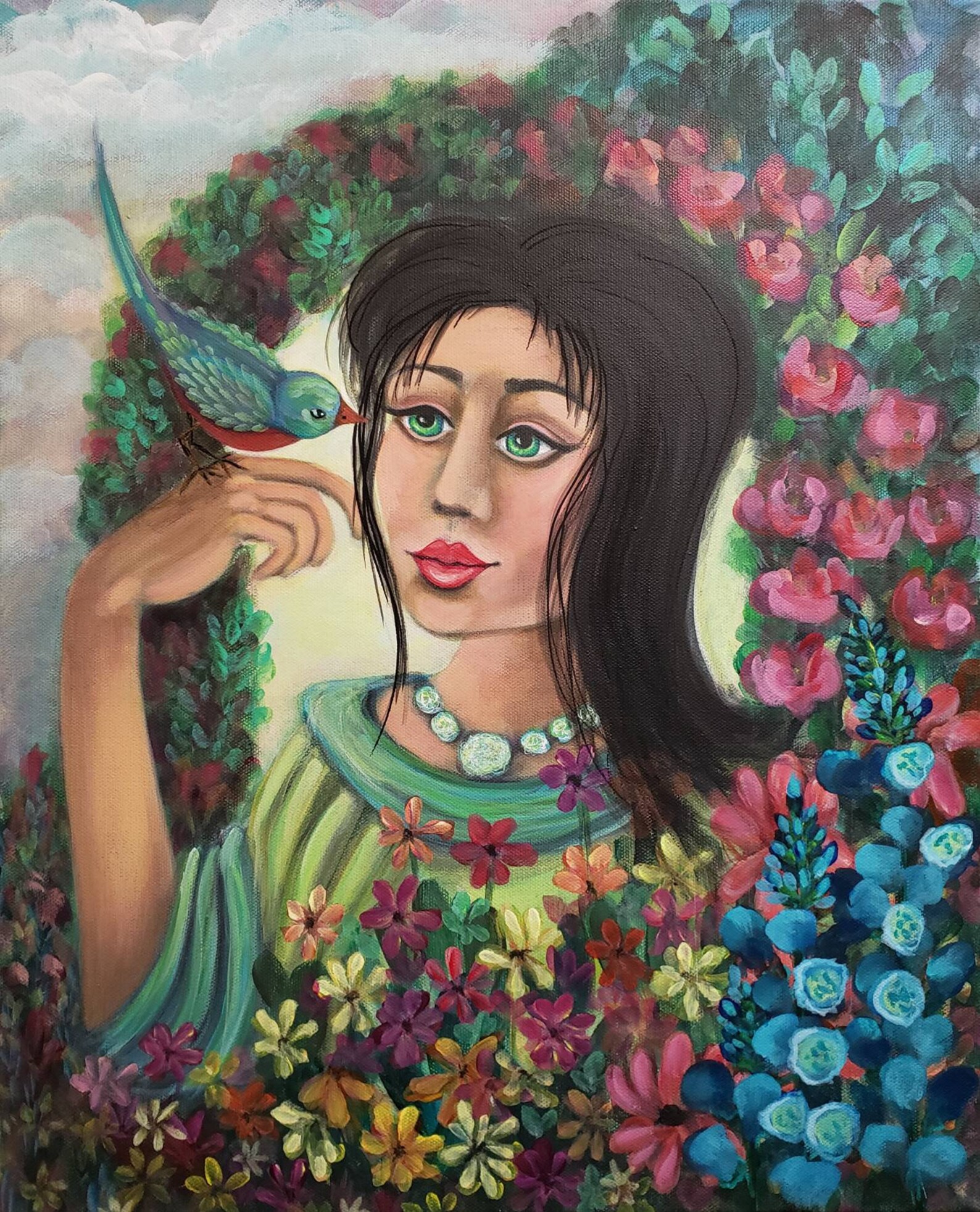 Good Morning Beautiful Original Acrylic Painting 16 X 20 Deep Edge ...