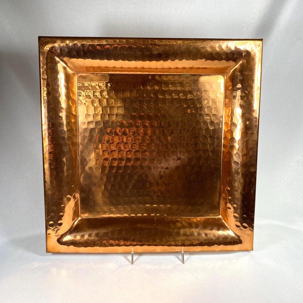 Large Copper Tray - Etsy