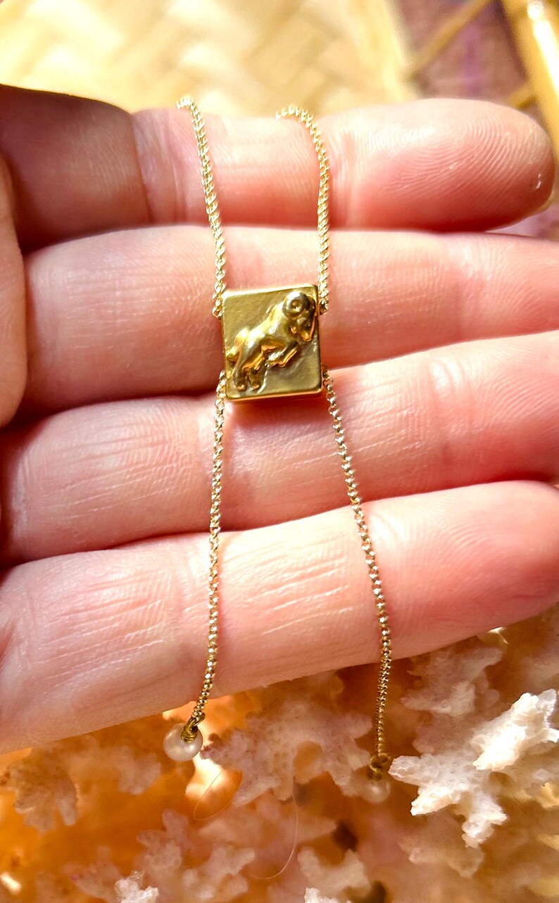 RARE Vintage Aries Charm Bolo Necklace, Monet Horoscope Charms, Bday ...