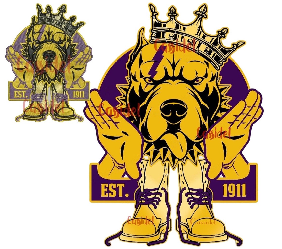 Bulldog Boots Embroidery Design - Etsy