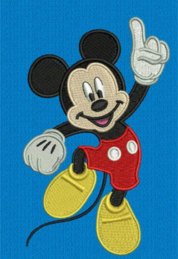 1st Mickey Birthday Design Mouse Embroidery Mickey | Etsy