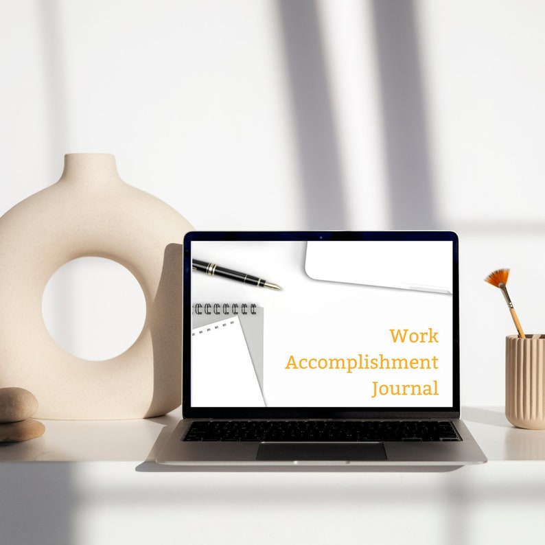 Work Accomplishment Workbook - Etsy