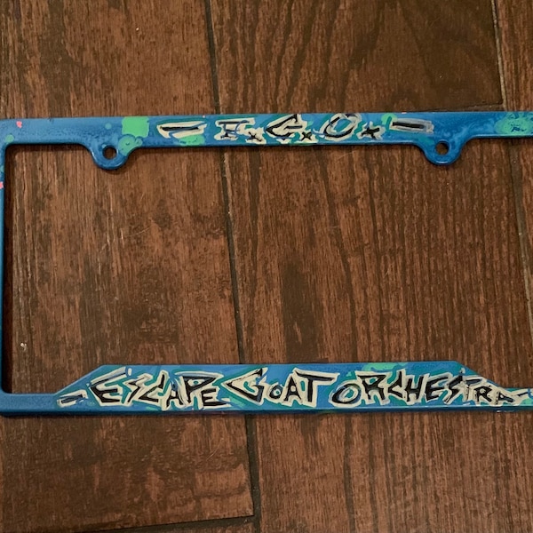 Graffiti License Plate - Etsy