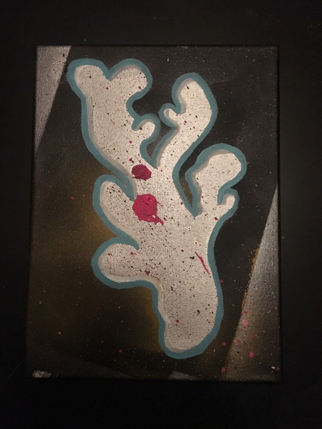 Cactus-pulse- Mixed-media on Canvas - Etsy