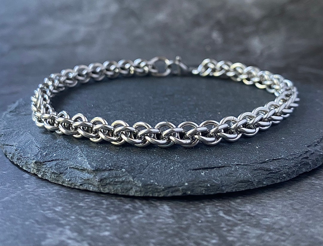 Stainless Steel Chainmaille Bracelet JPL3 Bracelet Chainmail Jewelry ...