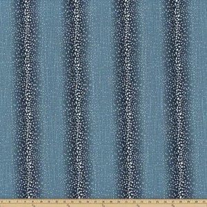 USA Curtains, Antelope Cotton Curtains Peacoat Blue, Deer Fawn Animal ...