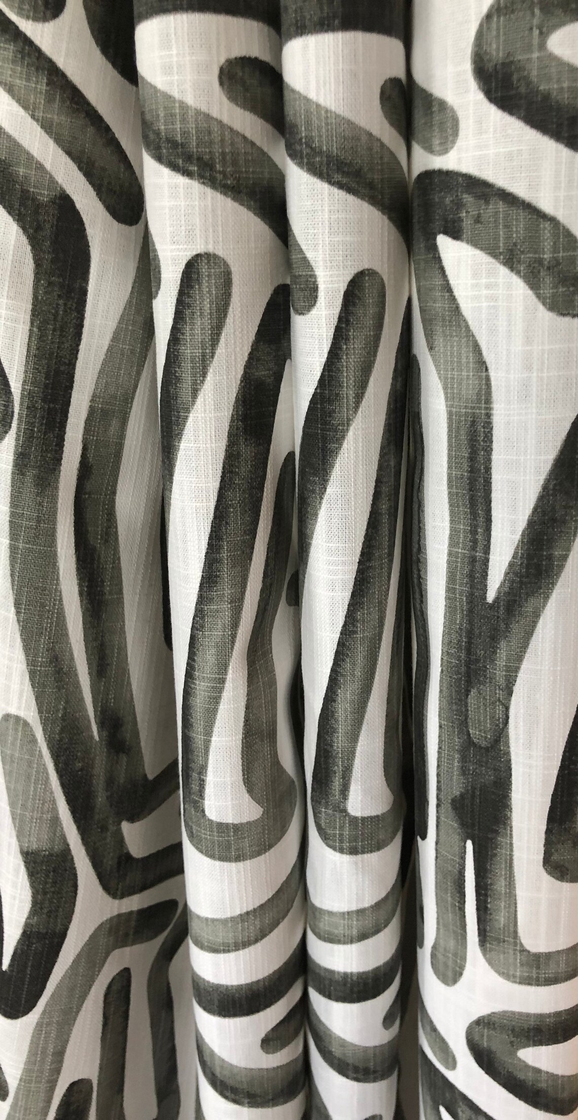 Curtains 5 Colors Shiva Cotton Curtains in Blue Cancun - Etsy