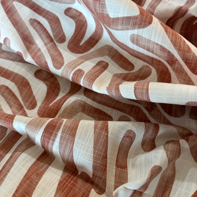 Terracotta Curtain - Etsy