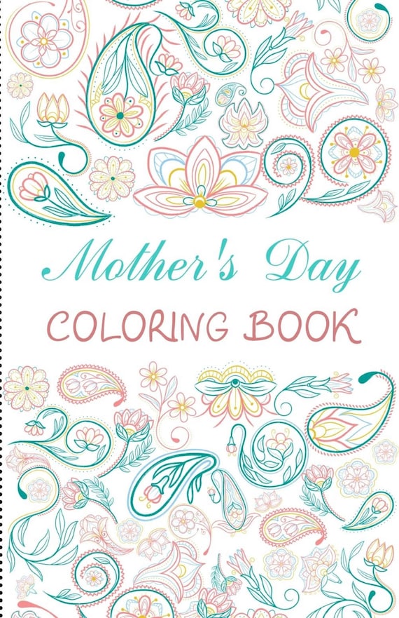 Mother's Day Coloring Book Printable Coloring Book | Etsy