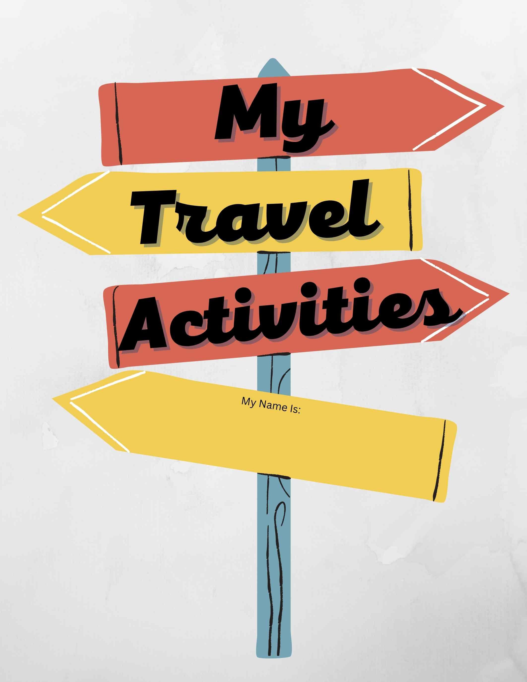 Travel Journal for Kids: Record Your Adventures, Memories, and ...