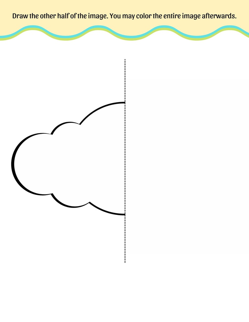 Printable Symmetry Drawing Activity, Digital Symmetry Drawing Activity ...