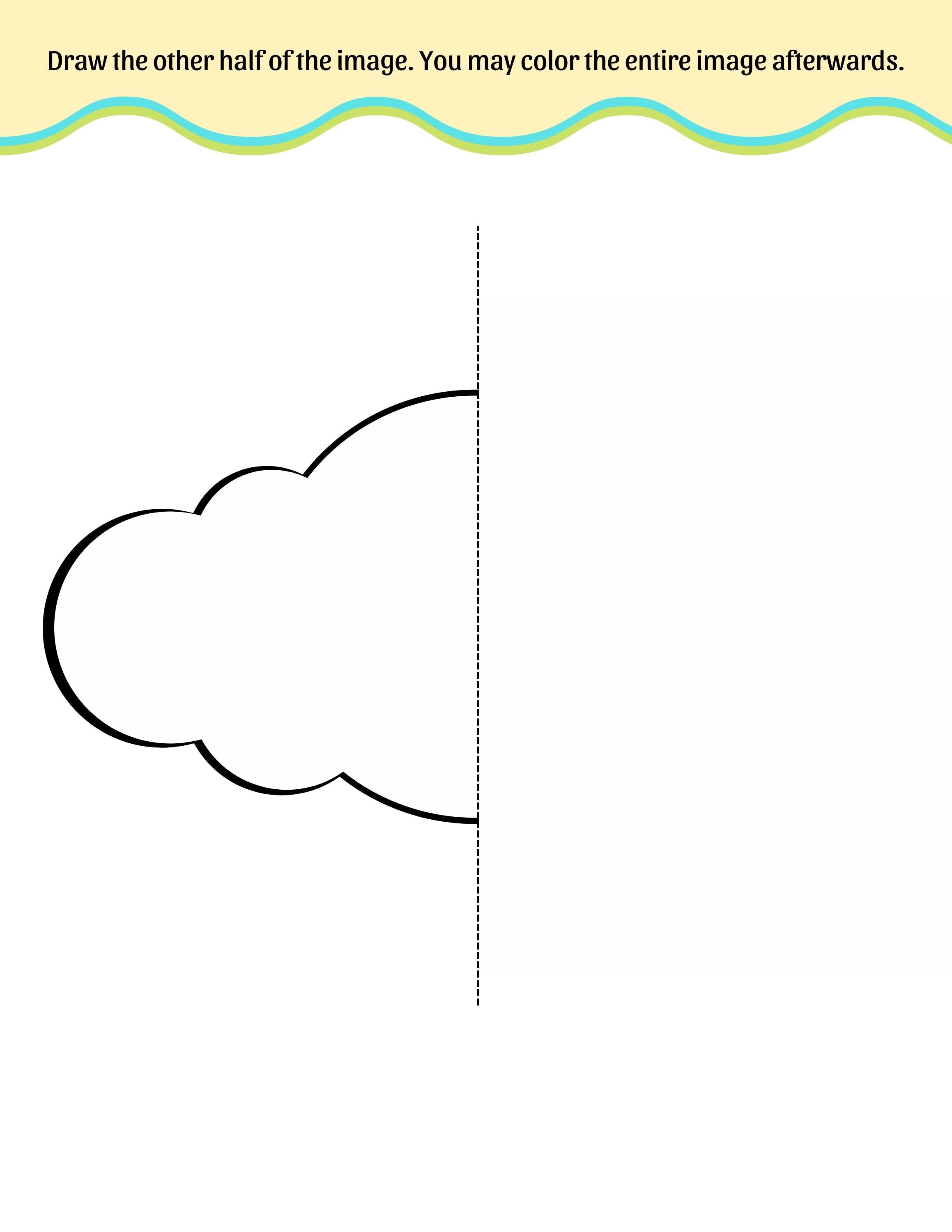 Printable Symmetry Drawing Activity, Digital Symmetry Drawing Activity ...