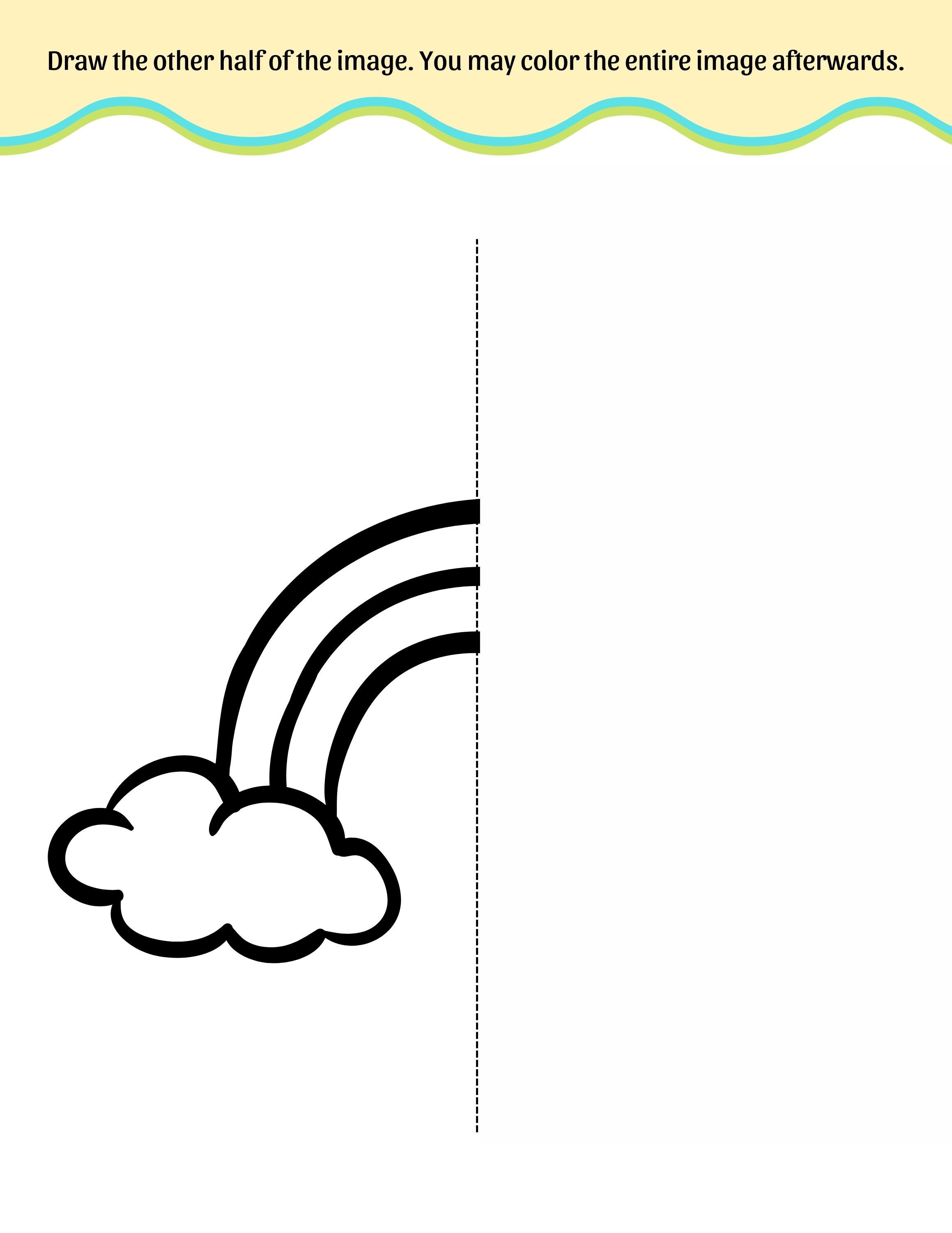 Printable Symmetry Drawing Activity, Digital Symmetry Drawing Activity ...