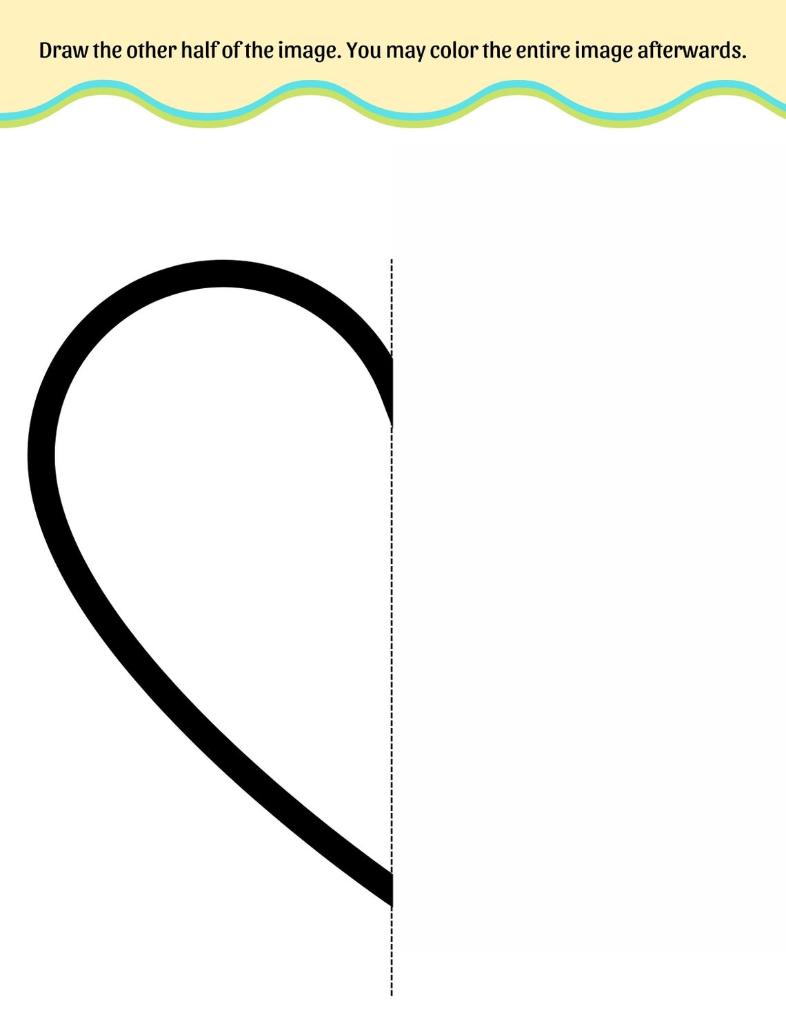 Printable Symmetry Drawing Activity, Digital Symmetry Drawing Activity ...