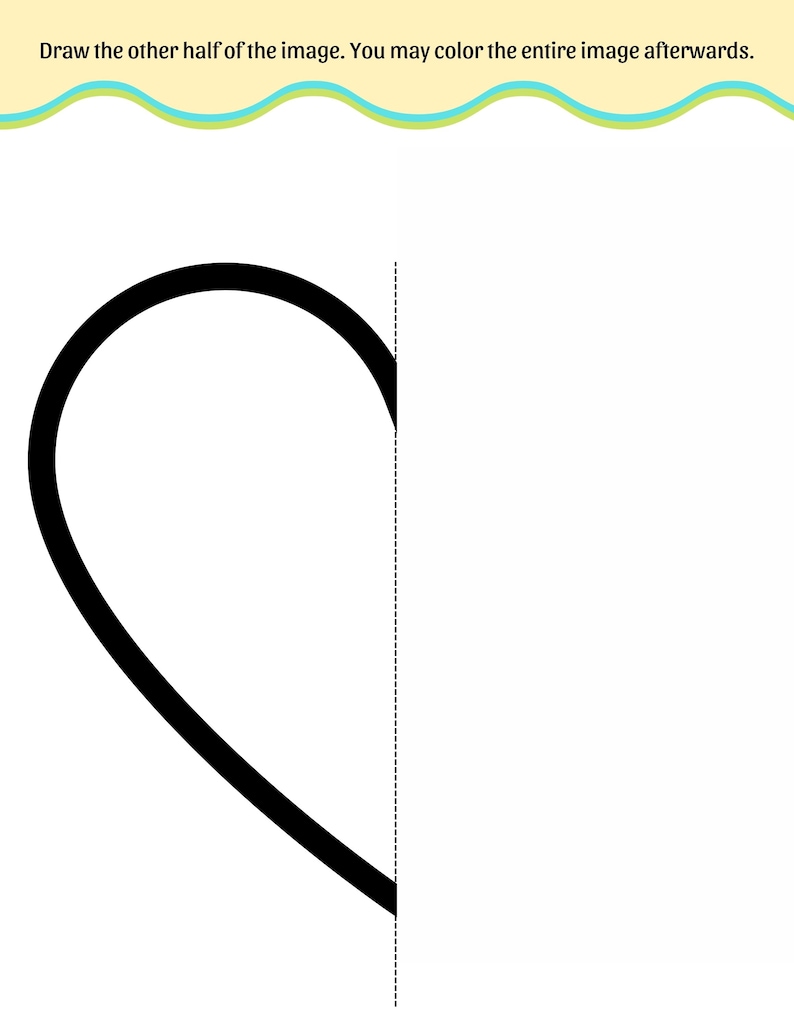 Printable Symmetry Drawing Activity, Digital Symmetry Drawing Activity ...