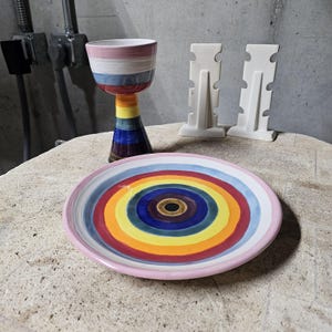 Custom Ceramic Chalice and Plate Set - Etsy