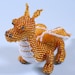 3D Seed Bead Dragon Pattern | Helios | Peyote | Miyuki Beads | PDF ...