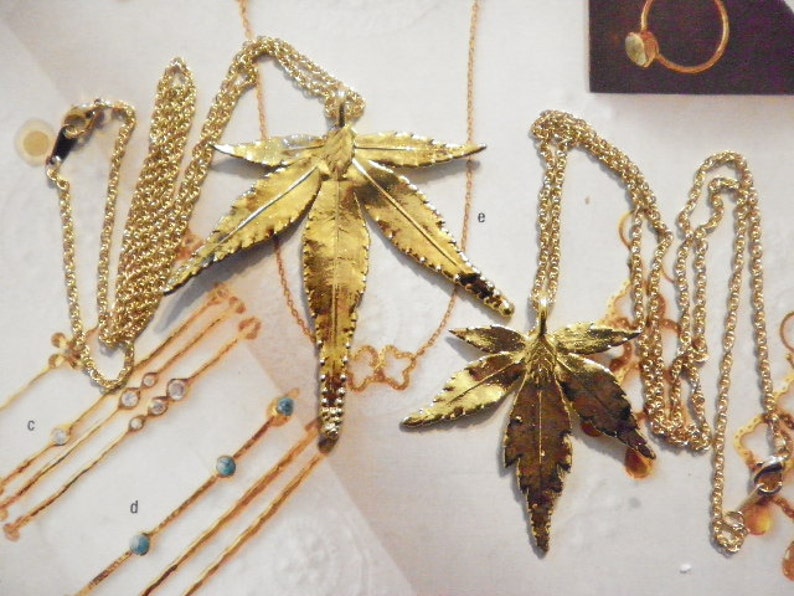 1 Set of Goldplated Original 60s His and Her's Marijuana | Etsy