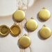 6 Vintage Brass 13mm Round Lockets - Etsy