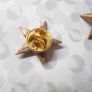 2 Military Style Bronze Star Pins Lapel Pins - Etsy