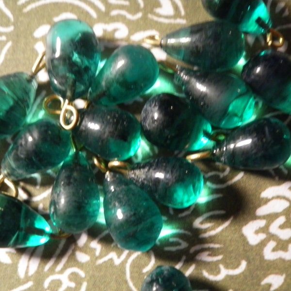 Green Teardrop - Etsy