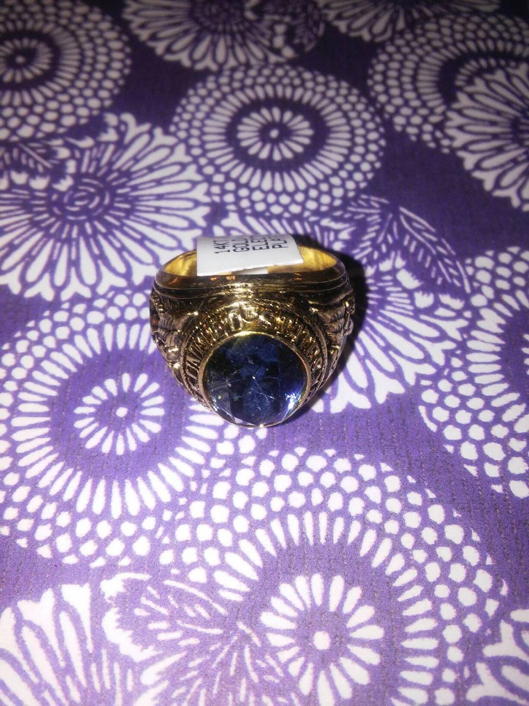 1 Gold Plated US Air Force Ring Specify Size 10 11 12 OR 13 Made in U.S ...