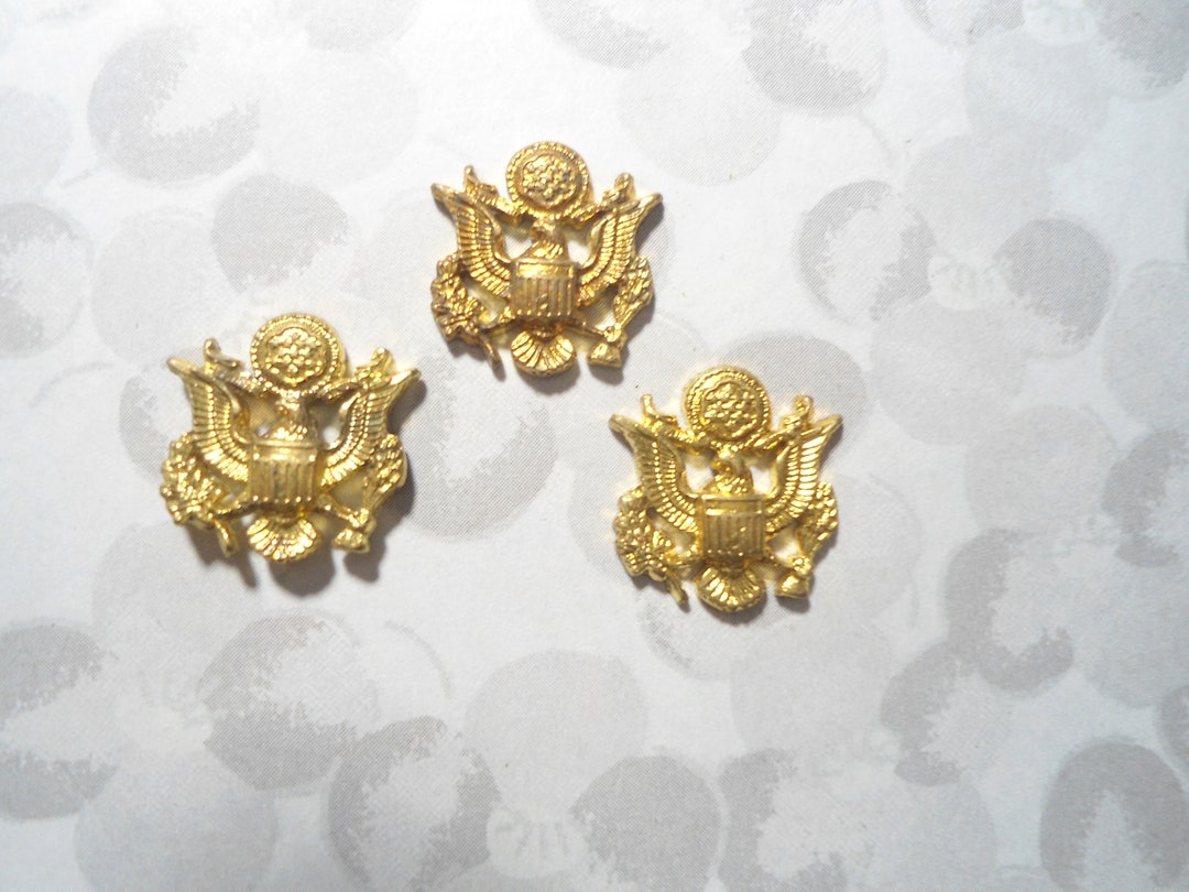 3 Brass U.S. Navy Veteran Emblems Insignias - Etsy