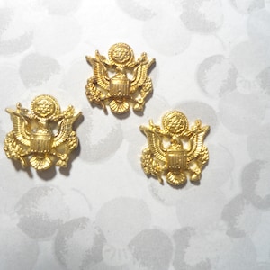 3 Brass U.S. Navy Veteran Emblems Insignias - Etsy