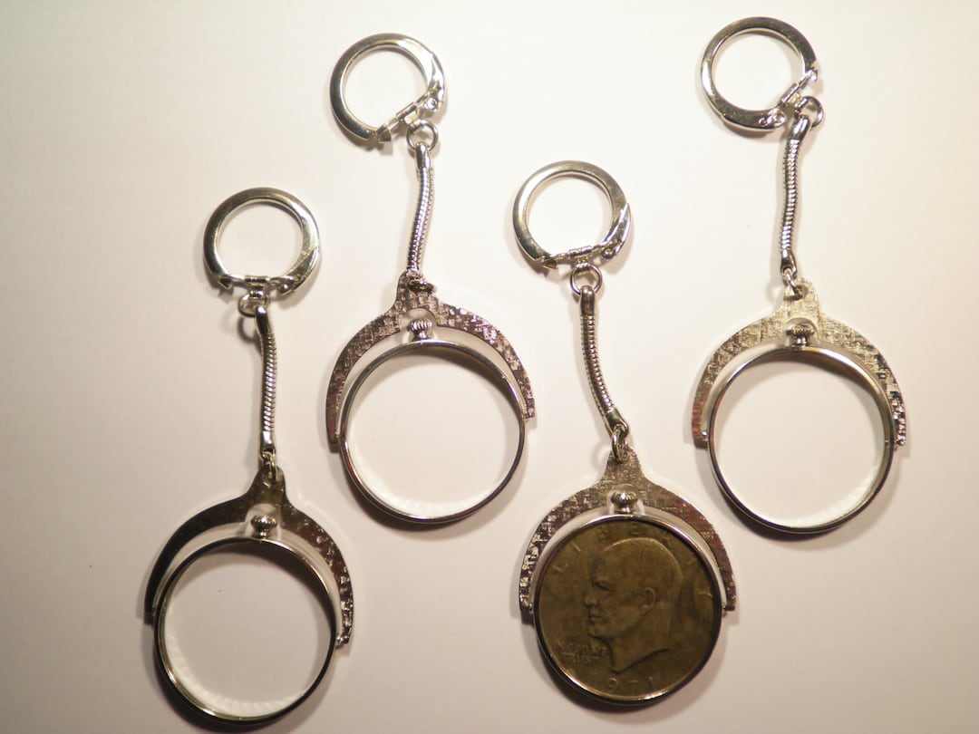 1 Silverplated U.S. Eisenhower Morgan and Liberty Peace Dollar Spinning ...