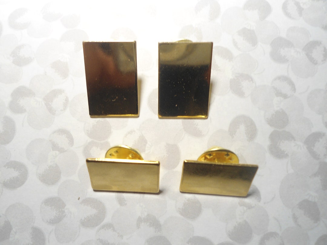 2 Sets of Goldplated Military Style Gold Bars - Etsy