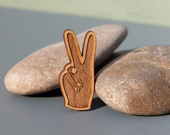 Peace Sign Pin - Etsy