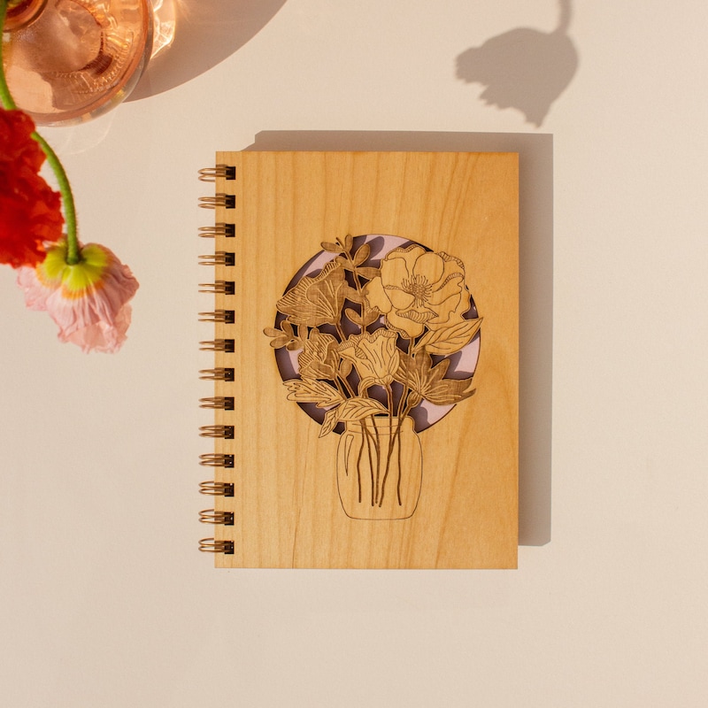 Wood Journal - Etsy