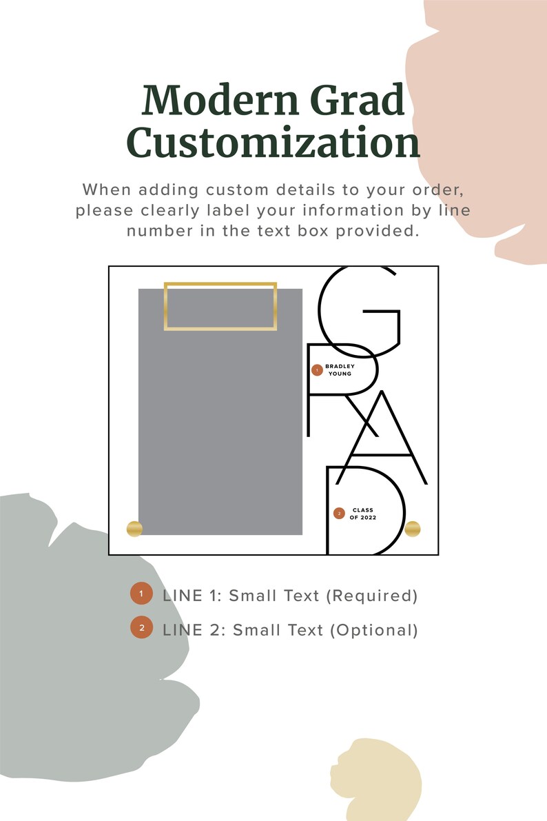 Modern Grad Wood Graduation Photo Frame custom Engraved - Etsy