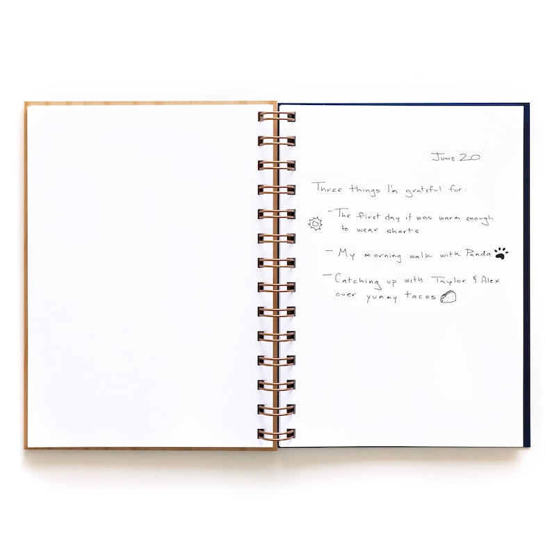 Moon Child Wood Journal Notebook Sketchbook Spiral Bound | Etsy