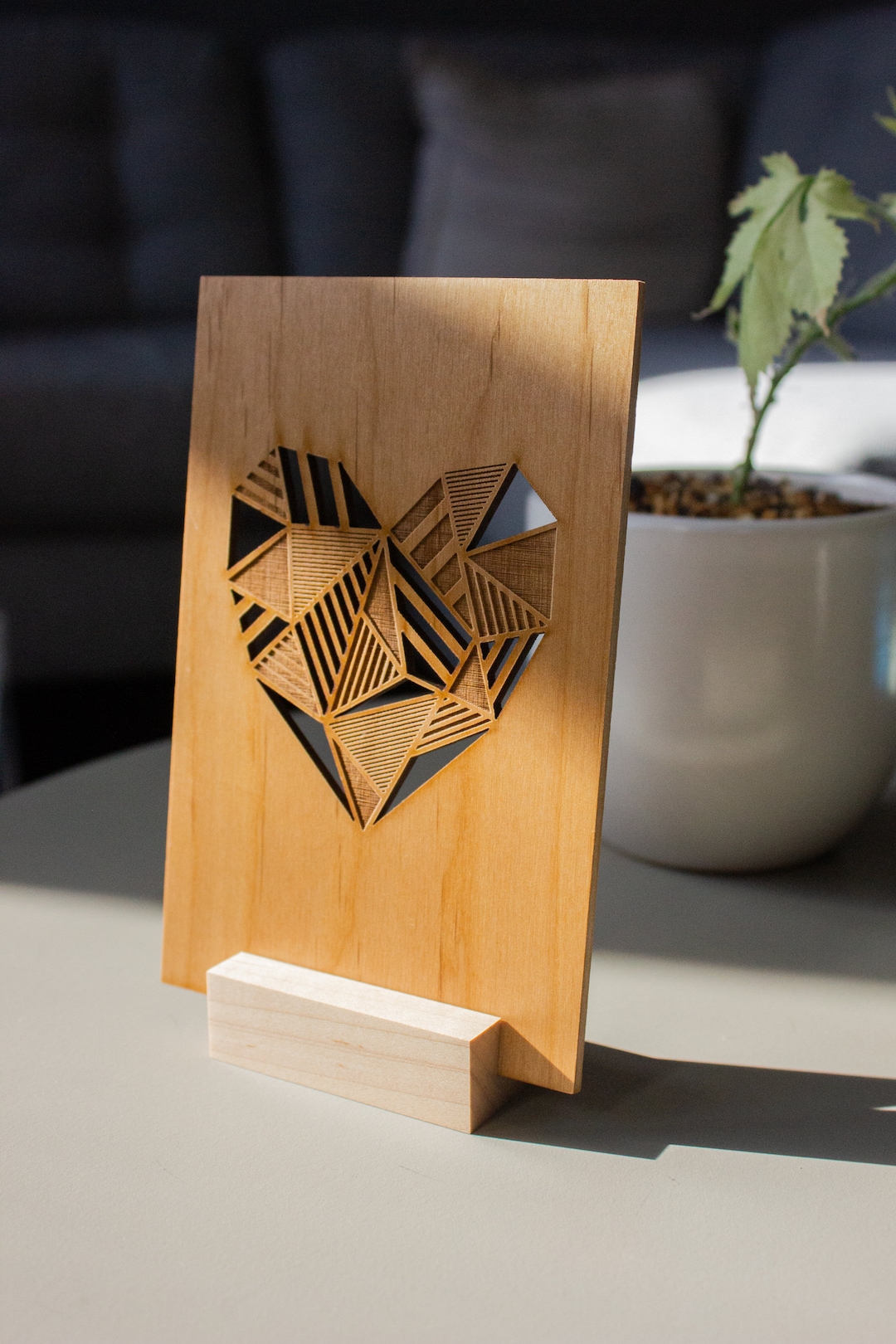 Card Display Block for Wood Cards and Prints - Etsy