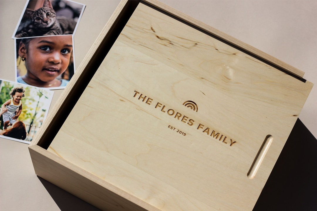 Rainbow Baby Keepsake Box [newborn Baby Gift, Wooden Box, Baby Memory ...