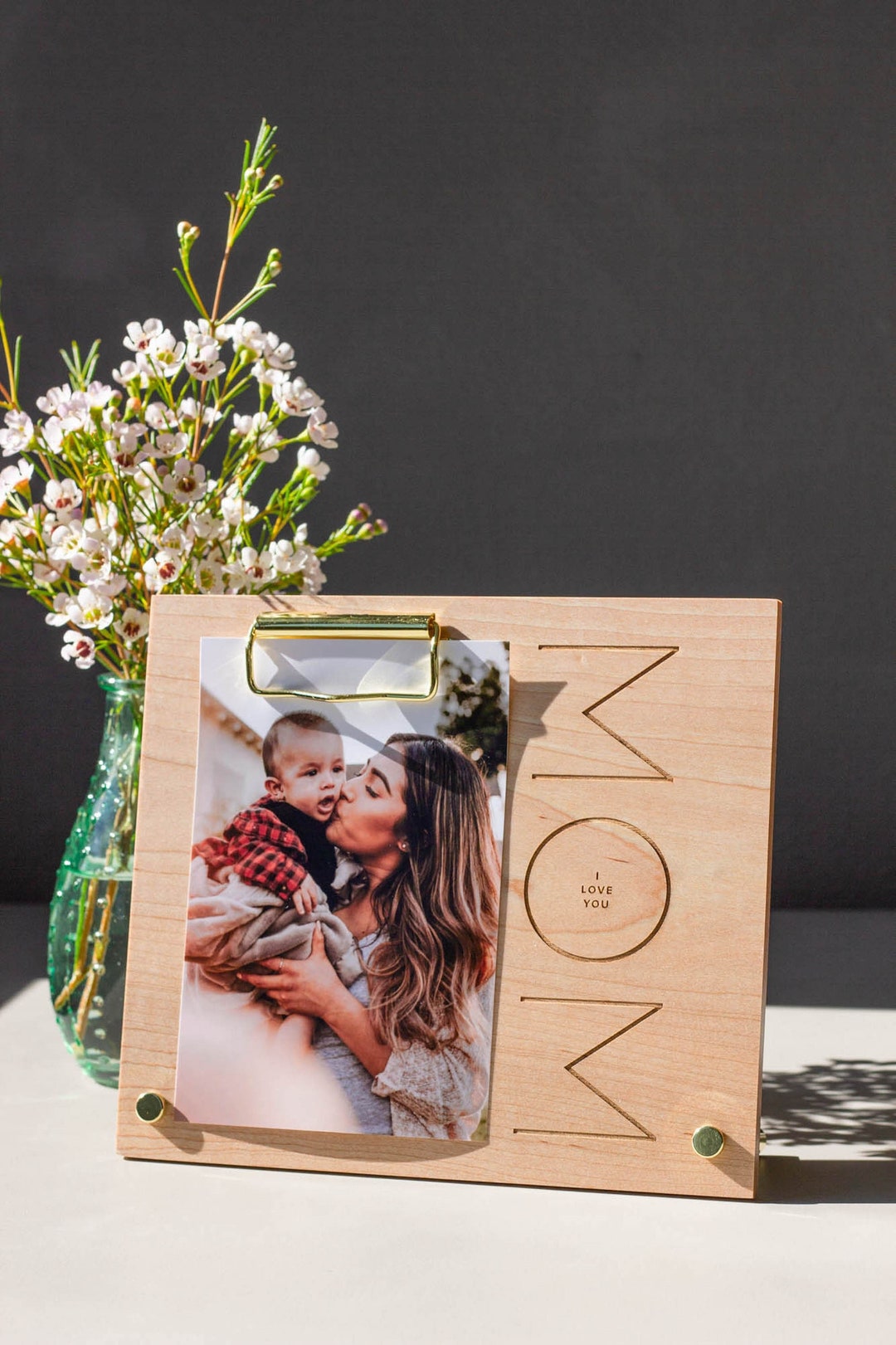Modern Mom Wood Picture Frame [mother's Day Gift, Personalized 4x6 ...