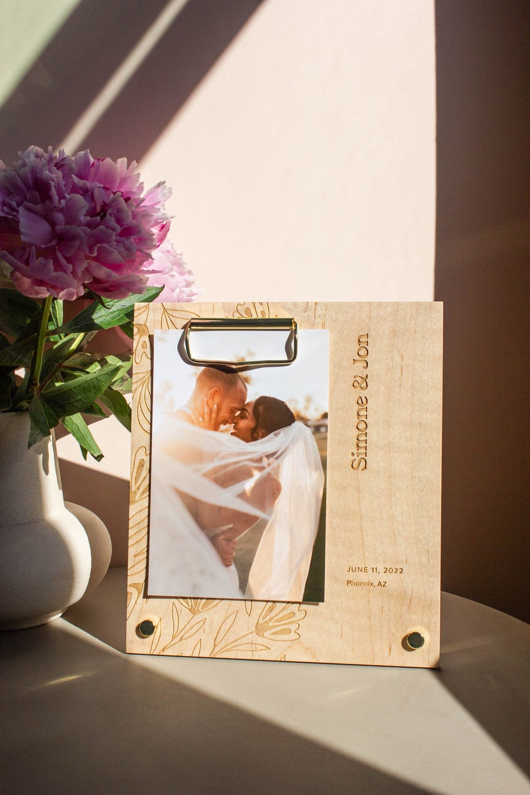 Corporate Gifting Personalized Wood Picture Frame [employee ...