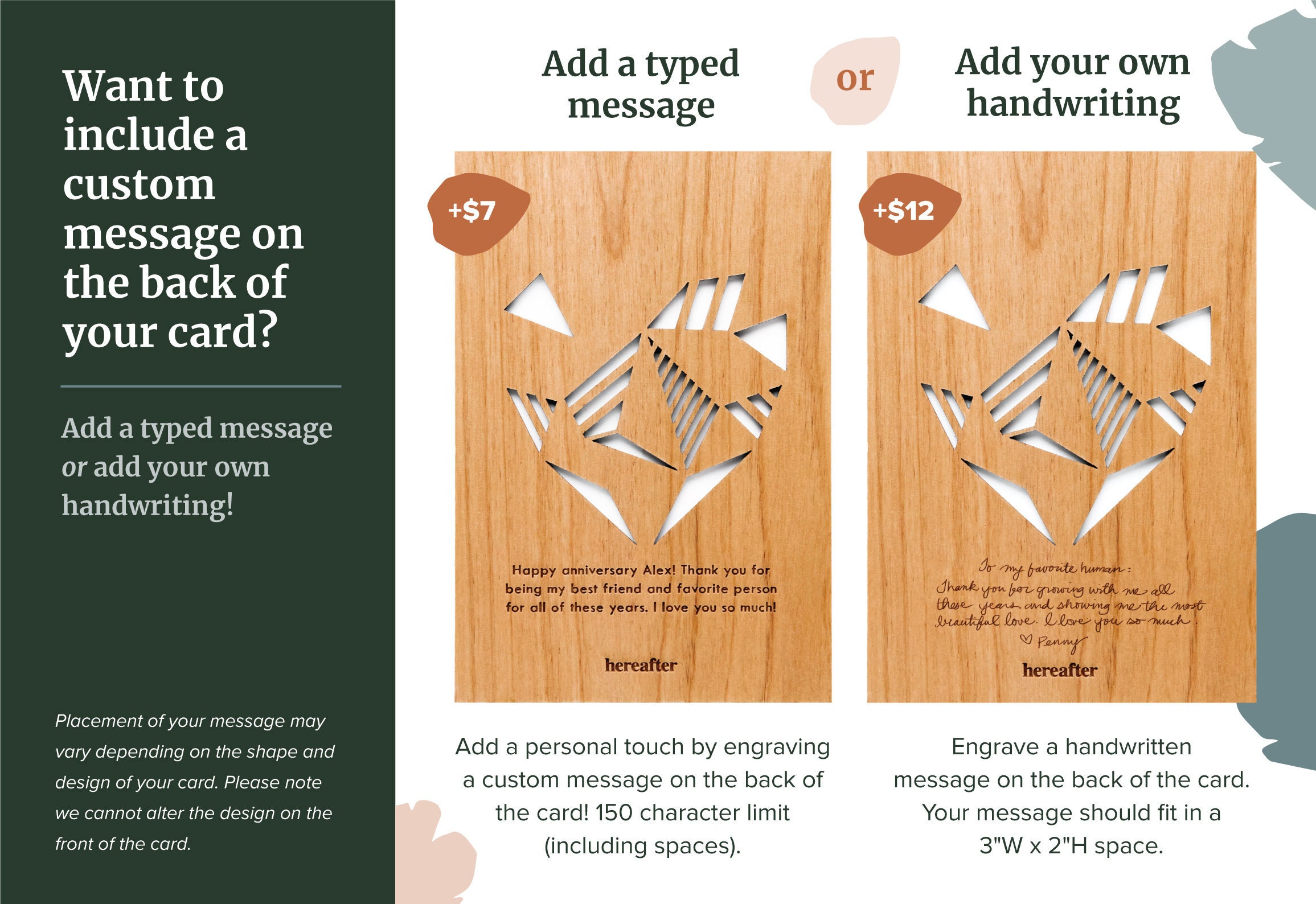 Big & Little Dipper Constellation Wood Card personalized | Etsy