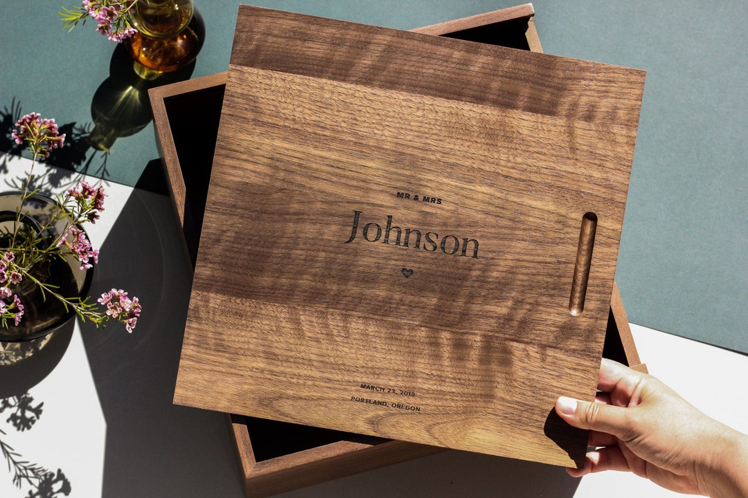 Heartfelt Personalized Box | Custom Gift | Large Keepsake Box | Wood ...
