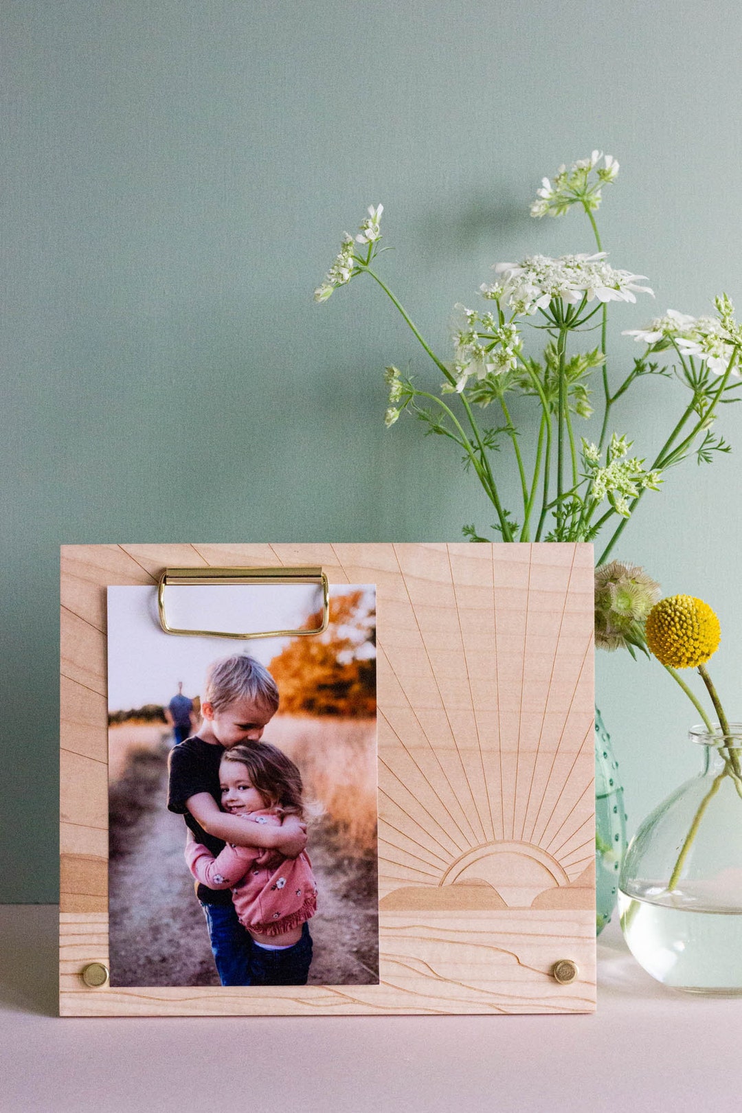 Coastal Sunset Wood Picture Frame [beach Photo Frame, Sunrise Wood ...