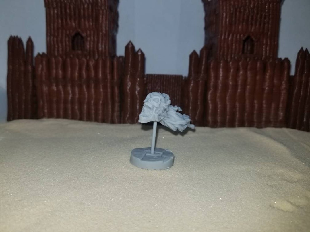 Flaming Skull With Base | RPG Miniature | Sculpted by Goonmaster Games ...