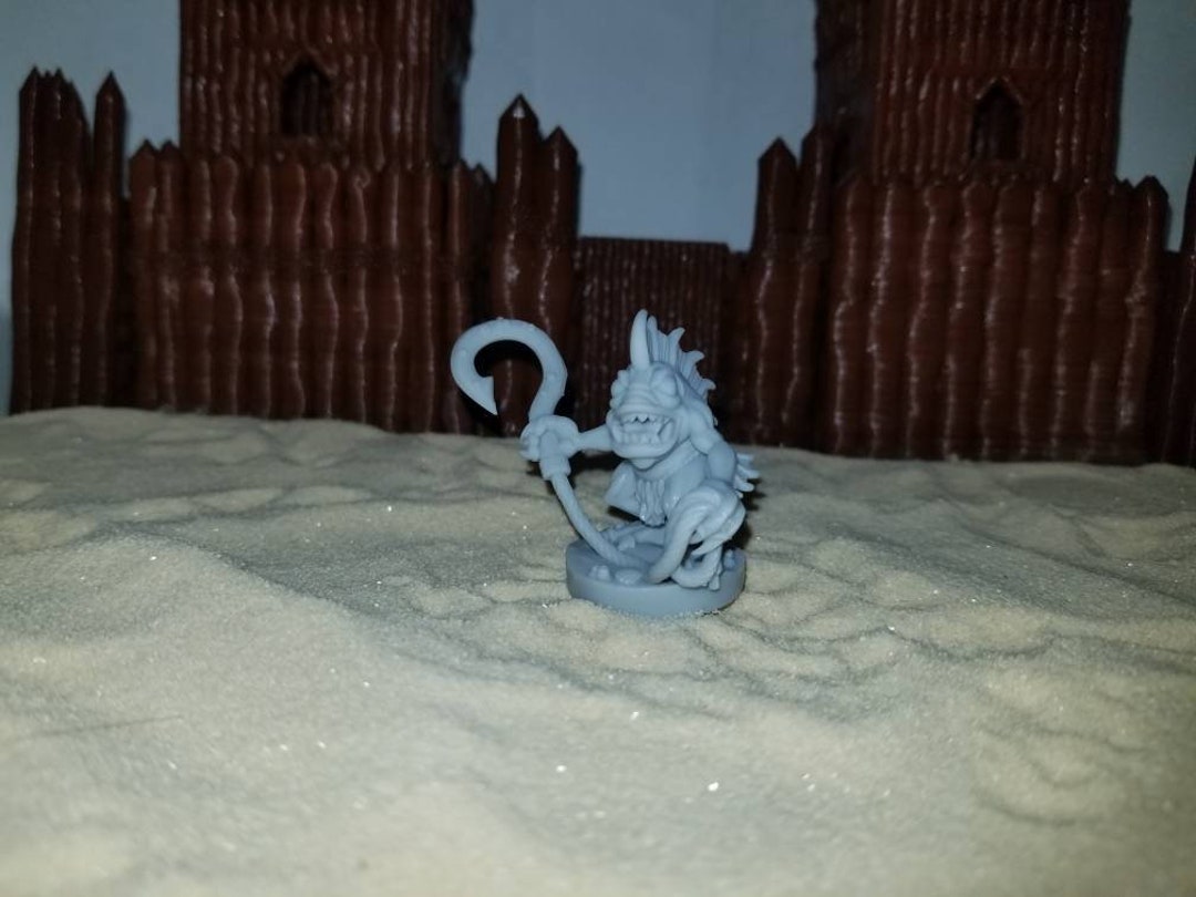 Fishman Hook RPG Miniature Sculpted by Goonmaster Games 28-35 Mm Scale ...