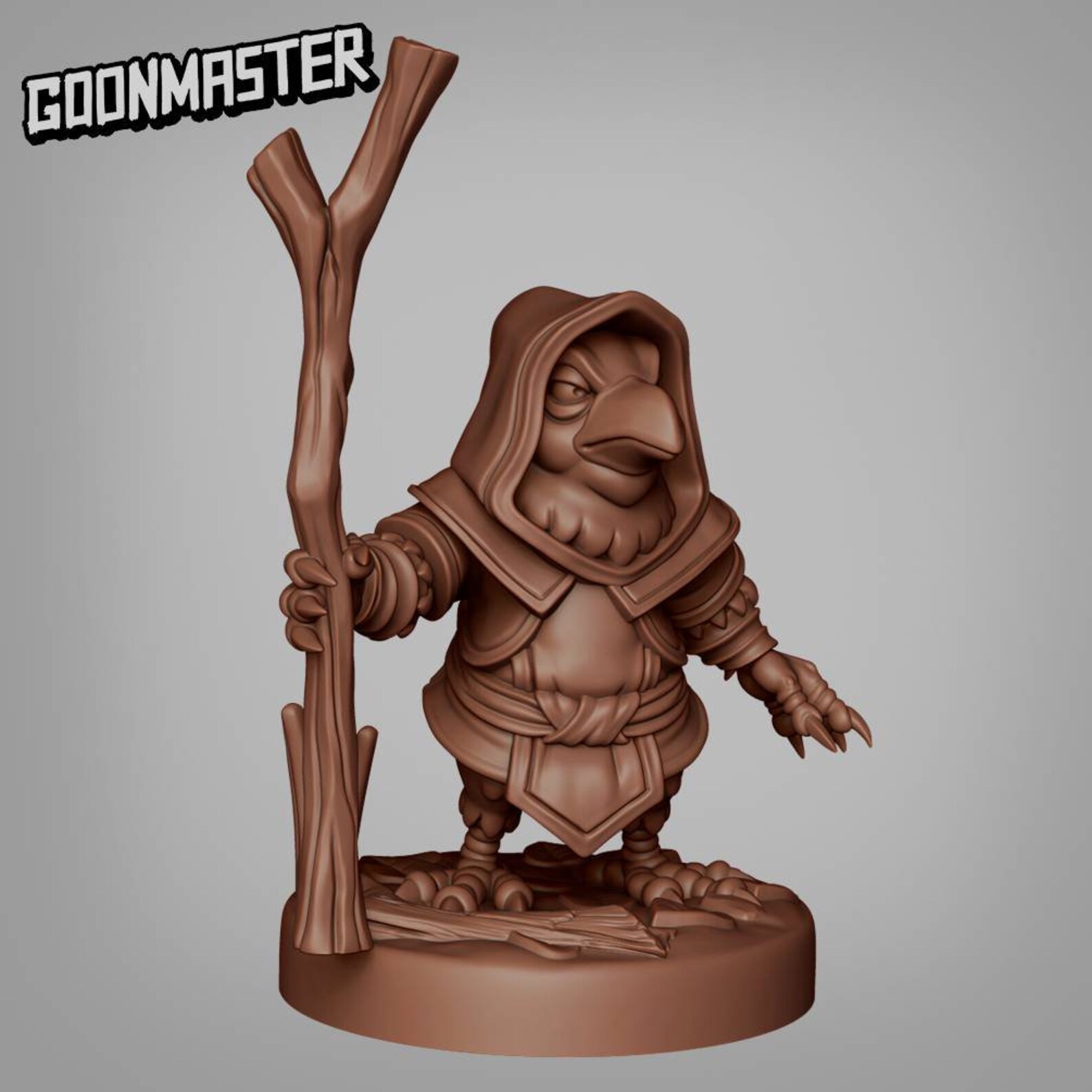Crow Staff | RPG Miniature | Sculpted by Goonmaster Games | 28-35 Mm ...