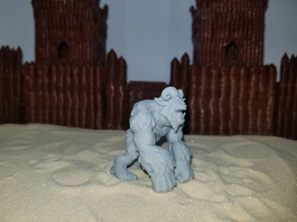 Yeti Pose 2 RPG Miniature Sculpted by Goonmaster Games 28-35 Mm Scale ...