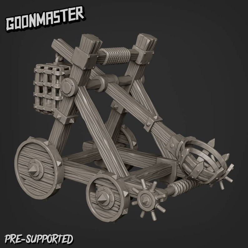 Orc Catapult | RPG Miniature | Sculpted by Goonmaster Games | 28-35 Mm ...