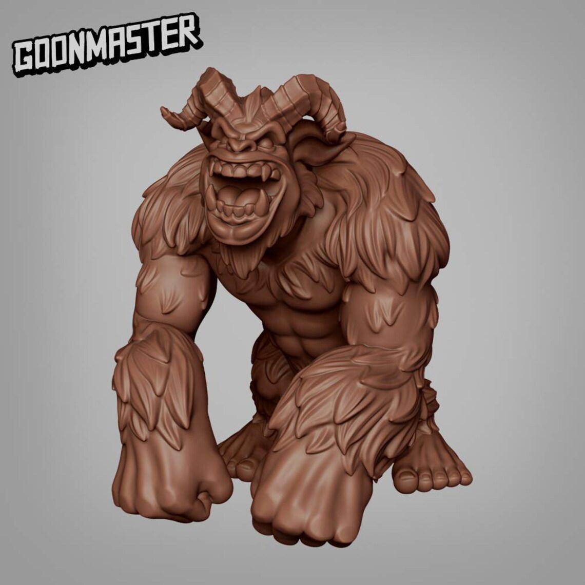 Yeti Pose 2 RPG Miniature Sculpted by Goonmaster Games 28-35 Mm Scale ...